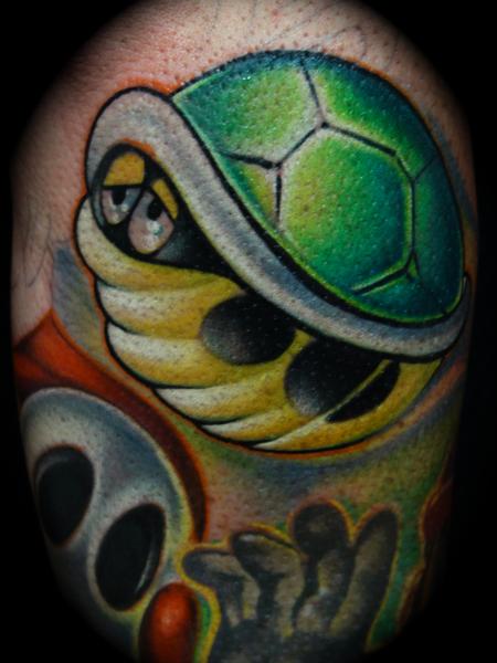 Art Junkies Tattoo Studio : Tattoos : Mike Demasi : Super Mario ...