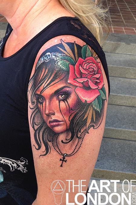 Tattoos - Gothic Girl - 78248