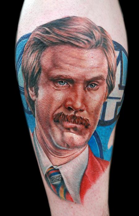 Tattoos - Ron Burgandy - 78616