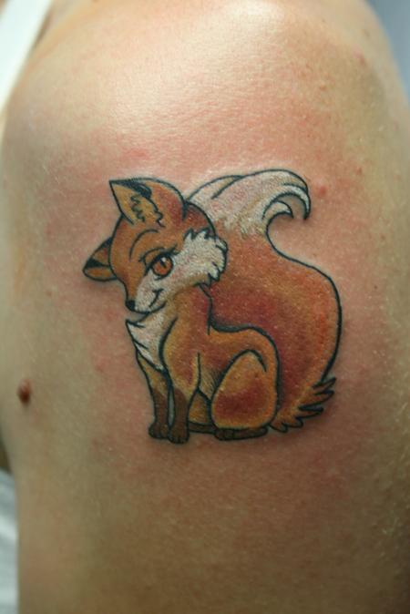 Chibi Fox Tattoo