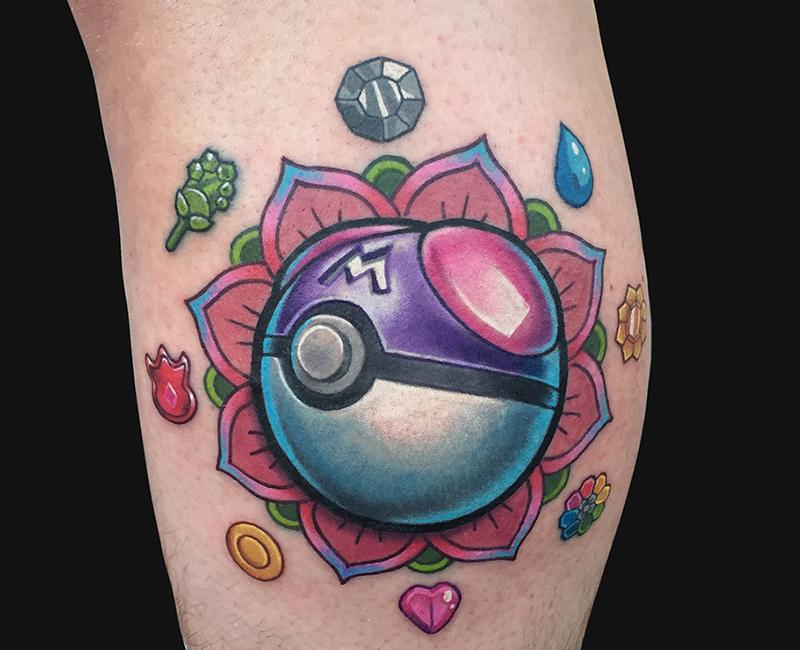 Pokemon Masterball by Marc Durrant: TattooNOW