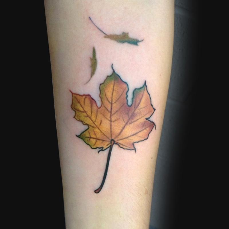 Fall Foliage Tattoos
