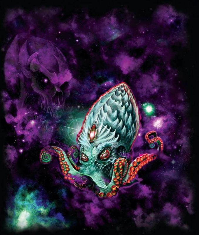 Space Octopus by Sorin Gabor : Original Art