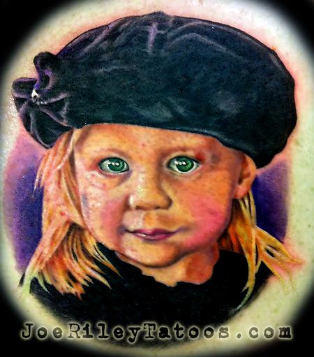 More Info Joe Riley - Baby Portrait Tattoo