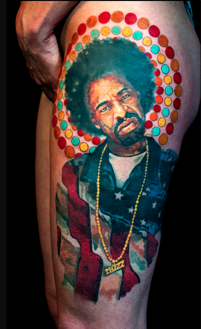 Mac Dre Portrait by Nick Chaboya : Tattoos