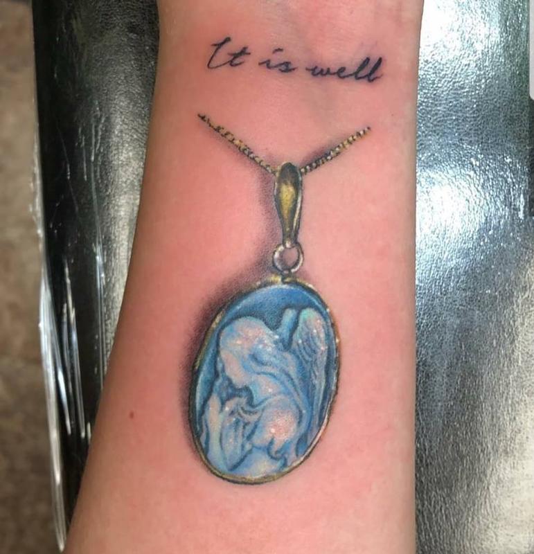 Identity Tattoo : Tattoos : David Gordon : Pendant Memorial