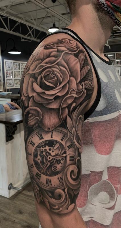 Héctor Concepción - Rose and clock